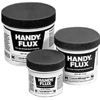 Lucas-Milhaupt 97030 Flux, Handy Flux Paste 7 oz Jar w/Brush Cap, White ...