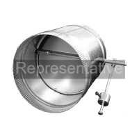 Totaline TL-BBD10 10" Round Barometric Bypass Damper | DCNE
